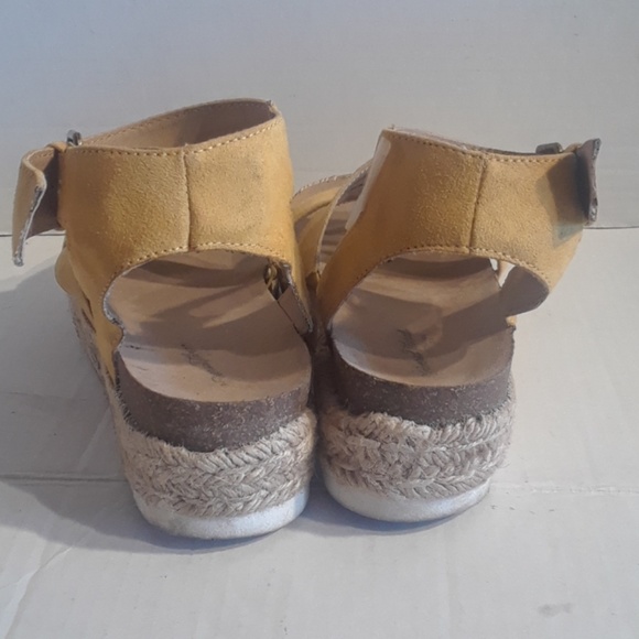 Universal Thread | Shoes | Universal Thread Yellow Platform Wedge ...